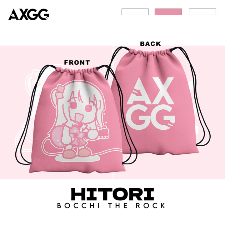 AXGG ' Bocchi the Rock ' - Anime Drawstring Bag | Lazada PH