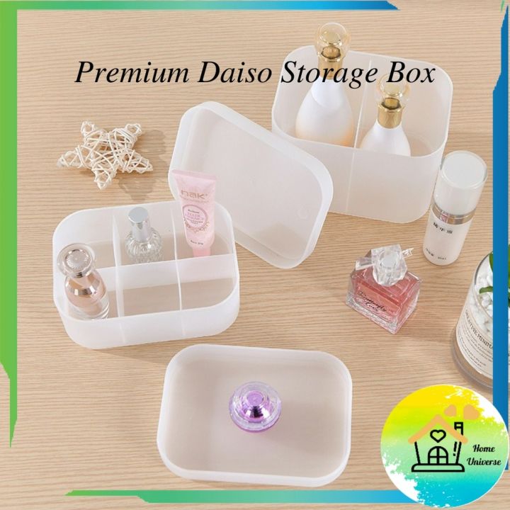 Daiso Muji PP Storage Box Cosmetic Box Stationary Box | Lazada