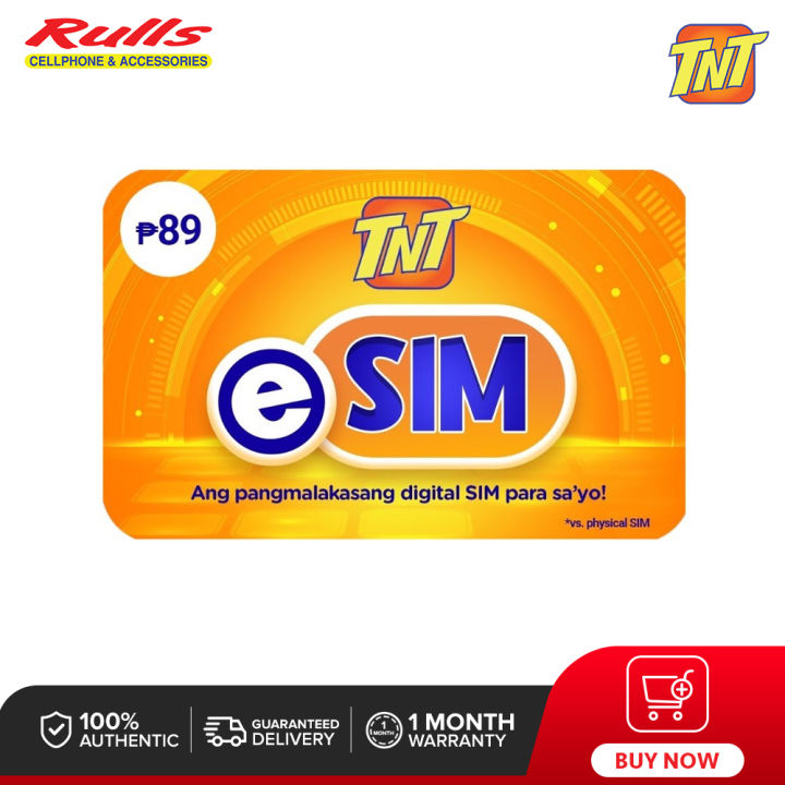 TNT Prepaid eSIM Carded | Lazada PH