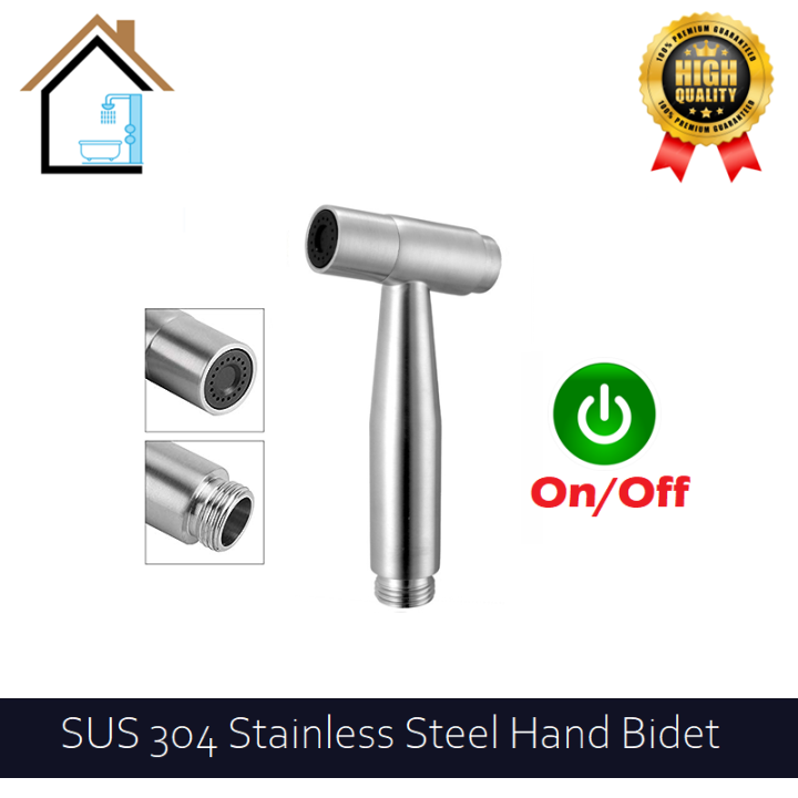 SUS 304 Stainless Steel Hand Bidet Sprayer Set with Flexible Hose | Lazada
