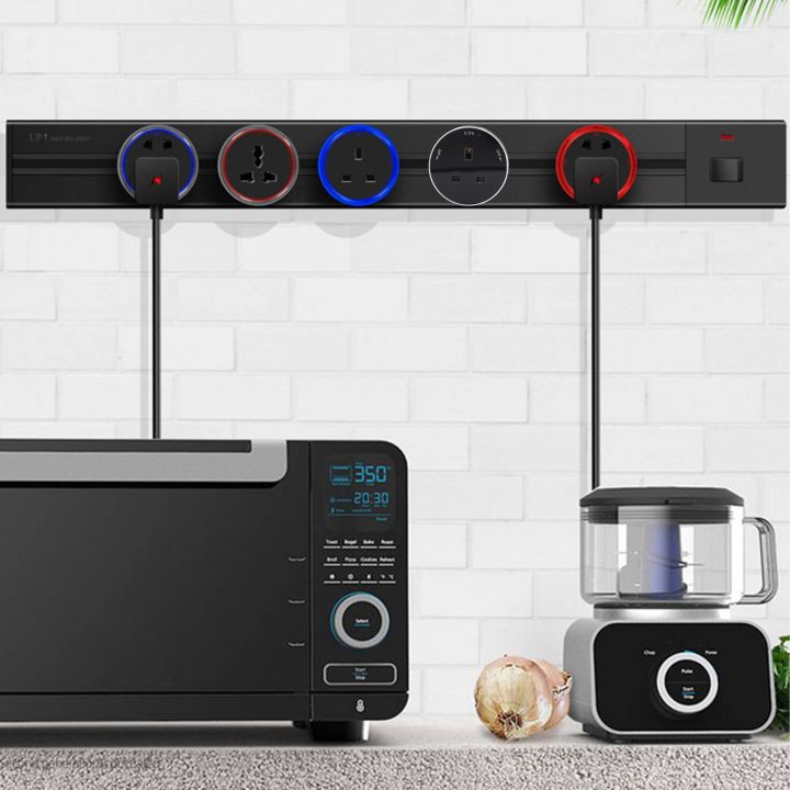 Removable Outlet Adapter Square Dustproof 250V UK Interface 13A Track ...