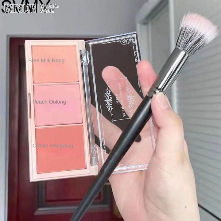 SVMY 3 Colors/set Blush Plate Peach Pallete Mineral Pigment Cheek ...