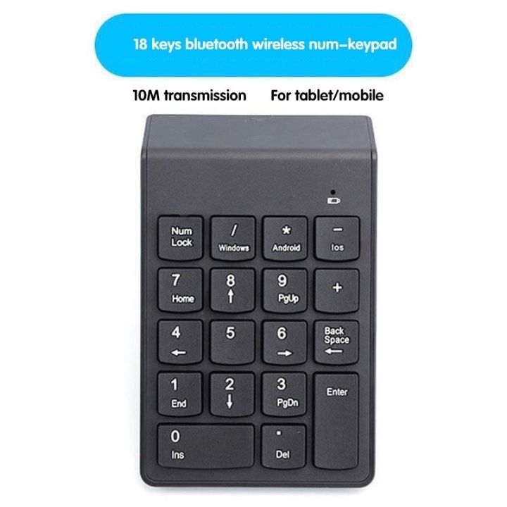 Wireless Numeric Keypad Mini Keyboard Bluetooth Small Stylish Keypad ...