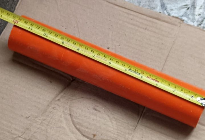 (SOLD 1 FEET / 12 INCH LENGTH) BIOPIPE PVC Orange Pipe S-600 | SIZE 2" INCH 3" INCH 4" INCH ...