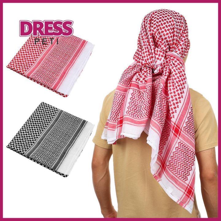 100% Cotton Square Neck Wrap Islamic Traditional Costumes Multifunction ...