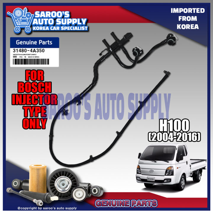 [A1] Fuel Return Hose For Hyundai H100 (04-16) , CRDI , D4CB , Original ...