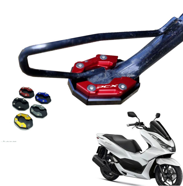 REYGEAK FromPH for PCX 160 / PCX 150 HONDA CNC Modified Side Stand Shoes Foot Kickstand Pad ...