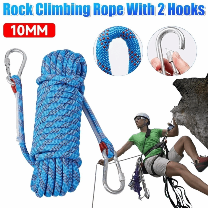 SERAPHYXO High Strength Safety Life Rope Thickened 10mm Static Climbing ...