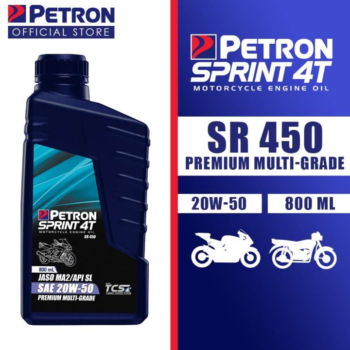 Petron Sprint 4T Sr 450 (Enduro) Premium Multi Grade Motorcycle Oil ...