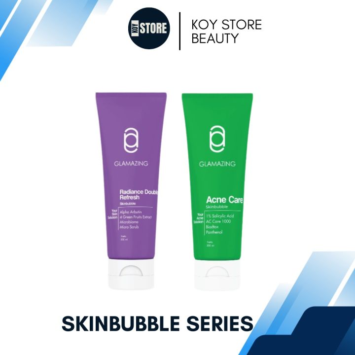 Glamazing Skinbubble Facial Wash | Netto 100ml | Acne Care | Radiance ...