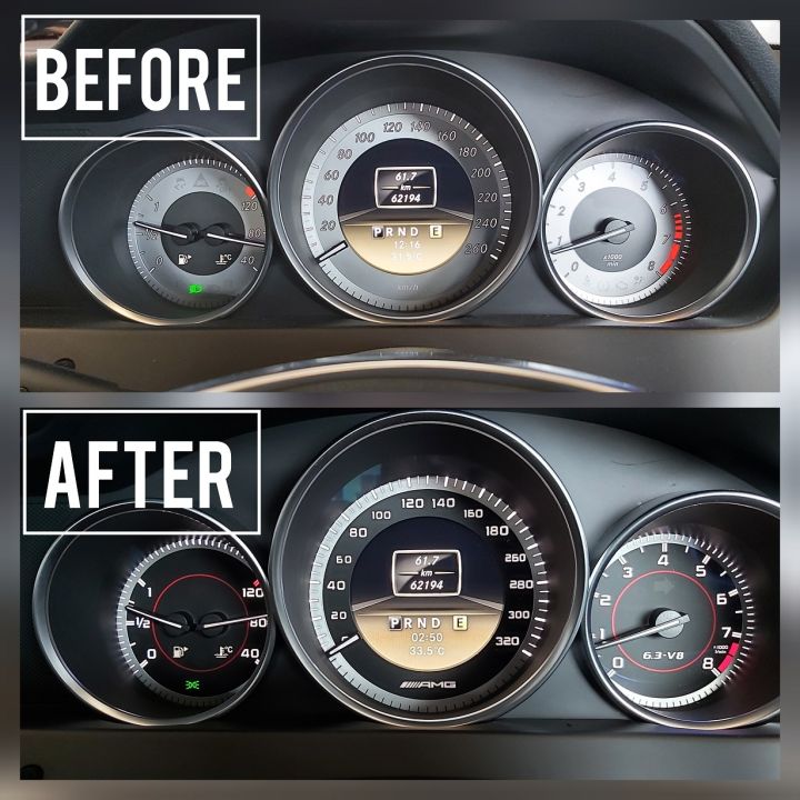 MERCEDES AMG C63 E63 CLS63 INSTRUMENT METER CONVERSION KIT | Lazada
