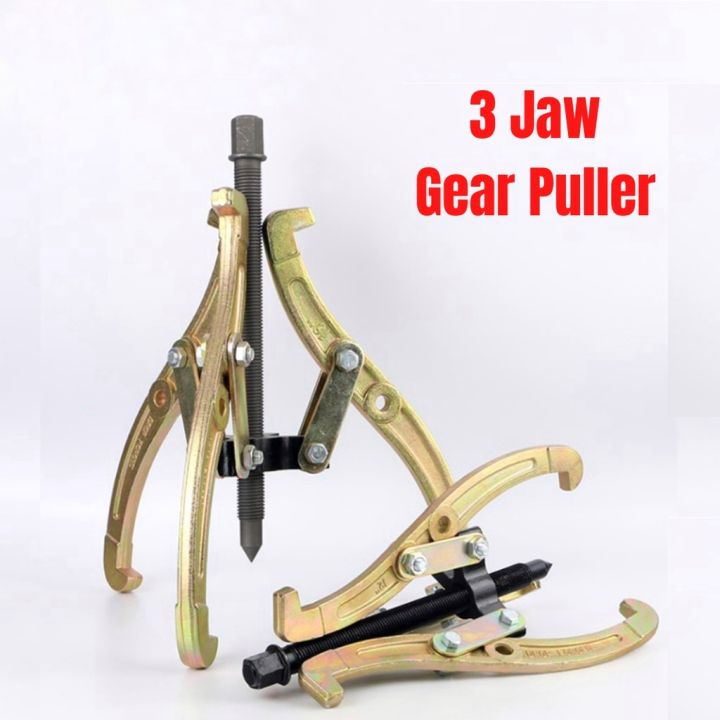 Heavy Duty Three Jaw Gear Bearing Puller Wheels Pulley Remover Tools ...