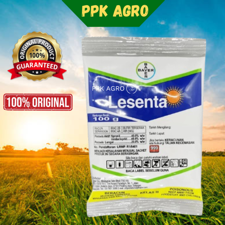 100g LESENTA BAYER Fipronil 40.0% Imidacloprid 40.0% Sesuai untuk Padi ...