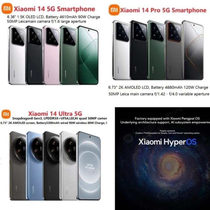 Xiaomi Mi 14 Series / Pro / Ultra 5G Smartphone (No COD) | Lazada PH