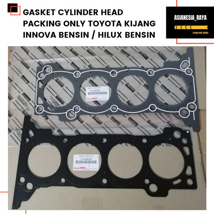 Gasket Cylinder Head / Packing Only Kijang Innova Bensin Hilux Bensin ...