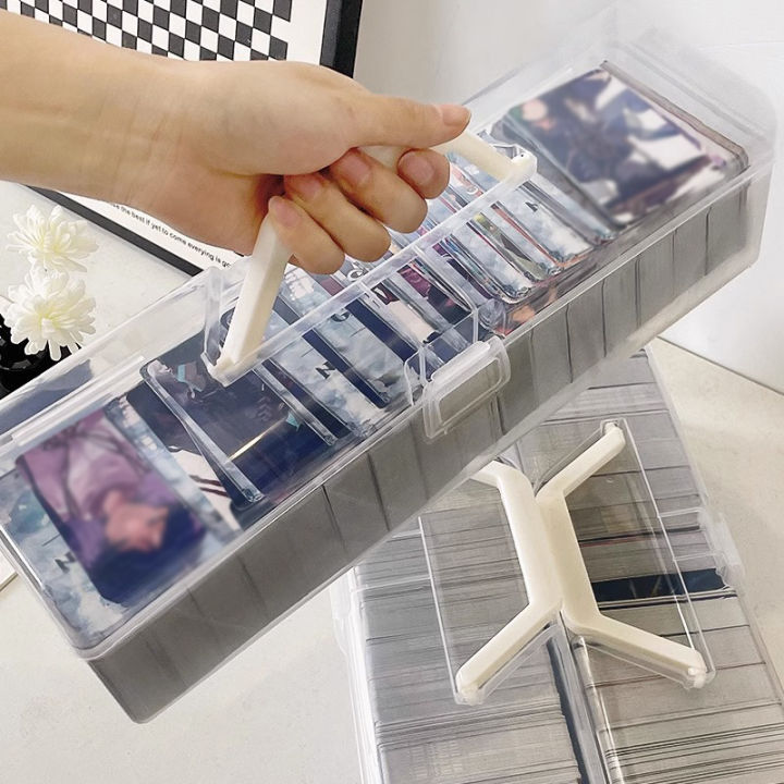 Plastic Photo Storage Case Protective Portable Lightweight Kpop ...