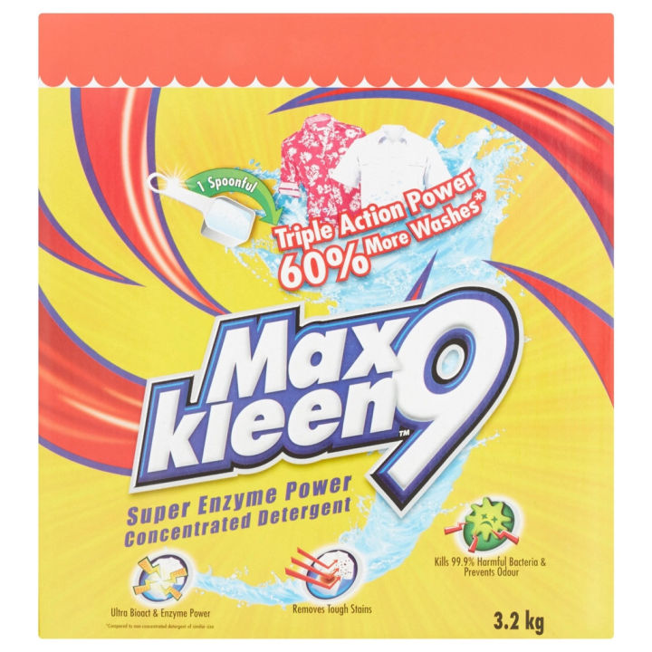 Max Kleen 9 Super Enzyme Power Concentrated Detergent Triple Action ...