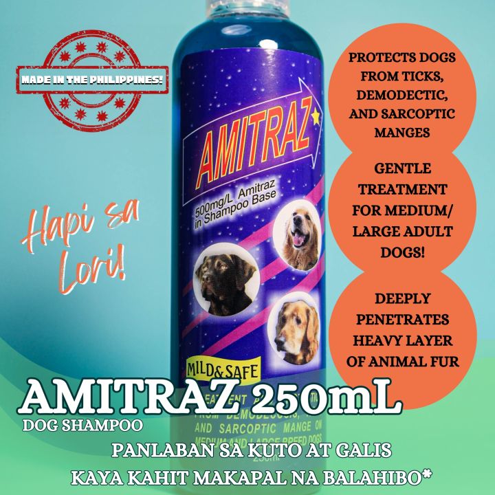 Anti Mange (Galis) Amitraz Shampoo by LORI 250ML for Dogs and cats ...