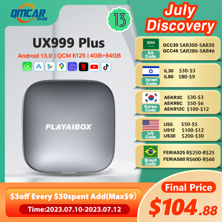 Carplay Ai Android 13 System Netflix Iptv Wireless Android Auto TV ...