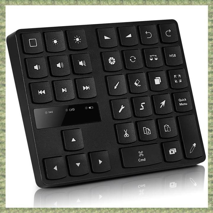 (MTUV) Bluetooth Drawing Keypad 35 Keys Rechargeable Wireless Keyboard ...