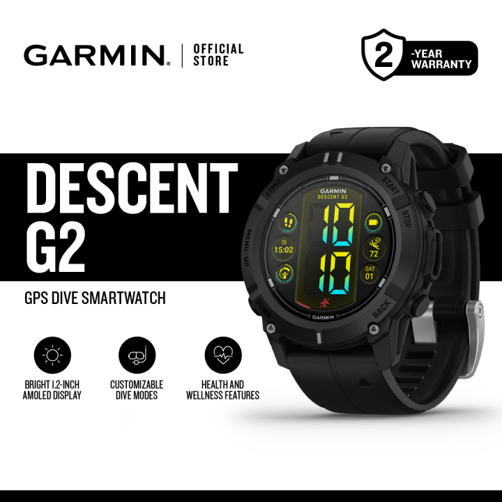 Garmin Descent G2, Dive Computer Fitness, GPS Smartwatch | Lazada PH
