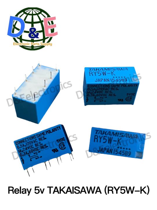 Relay รีเลย์ 5v Takamisawa (RY5W-K) (1 ตัว) | Lazada.co.th