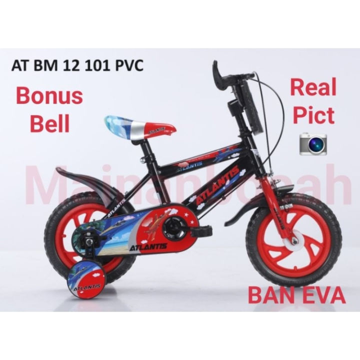 TERMURAH SEPEDA ANAK BMX 12 INCH ATLANTIS 101 PESAWAT | Lazada Indonesia