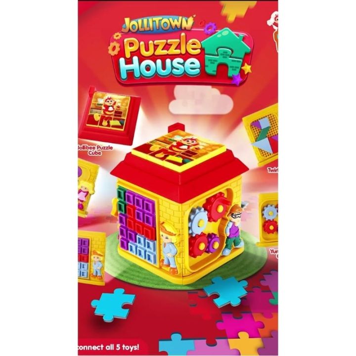 Jollibee Jollytown Puzzle House | Lazada PH