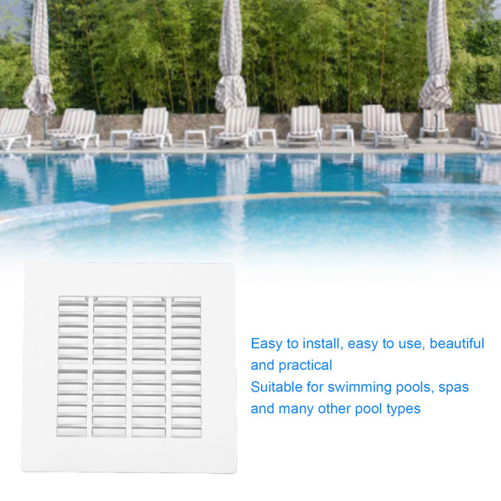 Floor Drain Cover Quadrate Multipurpose Swimming Pool Main Drainage ...