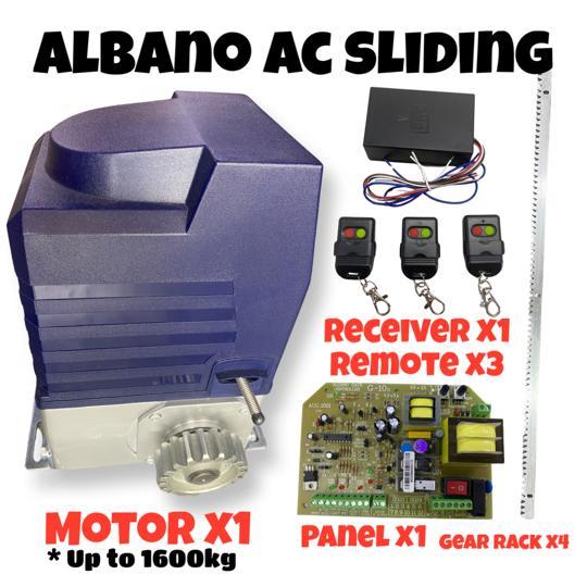AC SLIDING ALBANO AC MOTOR FULL SET C/W GEAR RACK AMM SURVEILLANCE ...