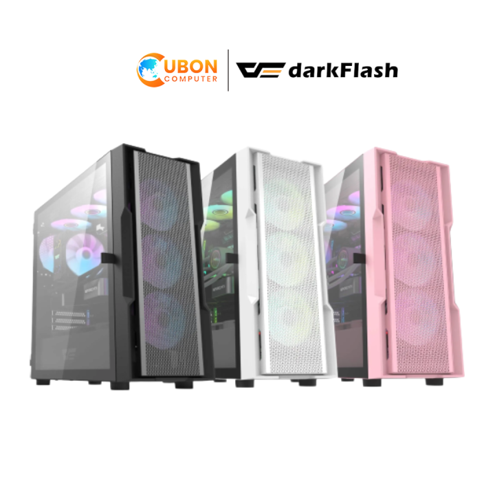 CASE (เคส) DARKFLASH DK431 ATX (มี 3 สี) | Lazada.co.th