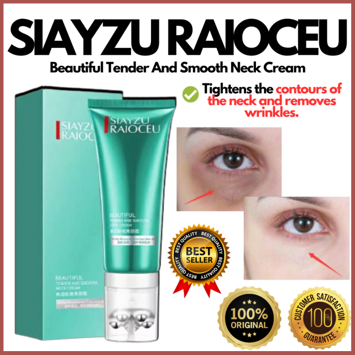 Authentic NECK TENDER AND SMOOTH ROLLER CREAM Neck Cream Roll-On with ...