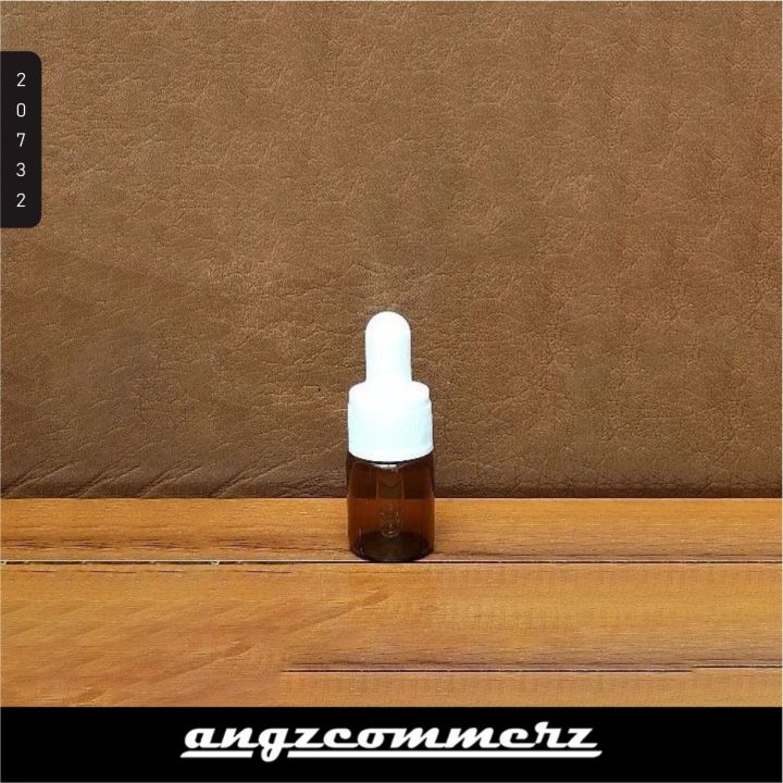 Botol Kaca Tetes Pipet Amber Glass Bottle Tutup Putih | Lazada Indonesia