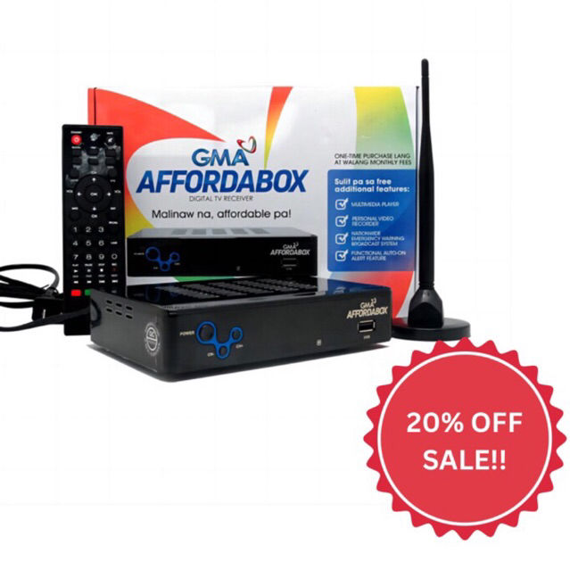 GMA Affordabox Digital TV Box Receiver | Lazada PH