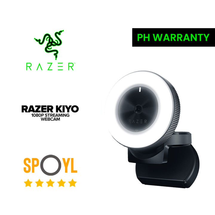 Razer Kiyo 1080P Streaming Webcam / Camera With Multi Step Ring light ...