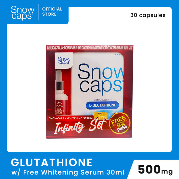 SnowCaps + Snow Whitening Serum Infinity Set | Lazada PH