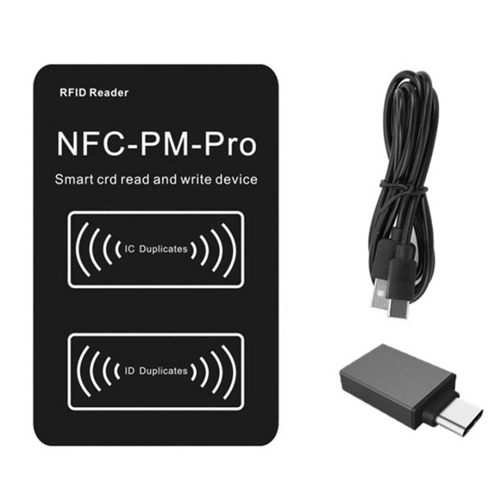 RFID Smart Chip Reader PM PRO Decoder NFC Key Copier ID IC Tag Clone 13.56Mhz 125Khz Badge Write ...