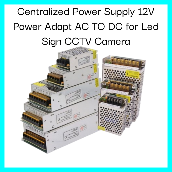 LYB 12V 5A Centralized Power Supply 12V 60W Power Adapt AC TO DC for ...