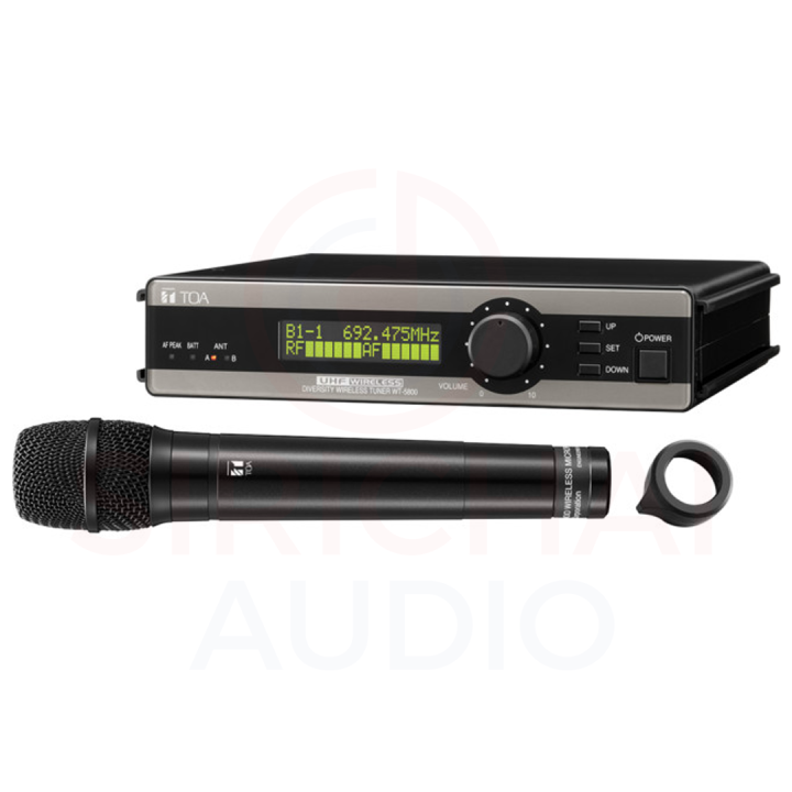 ไมค์ลอย TOA รุ่น เครื่องรับสัญญาณWT5800 ไมค์ลอยWM5270 เครื่องกระจาย ...
