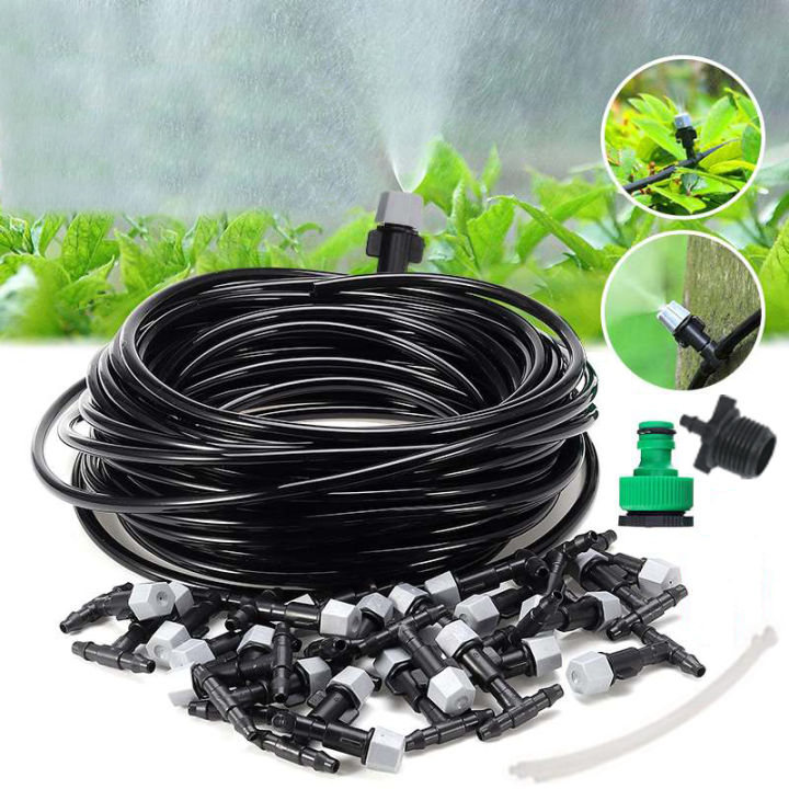 Water Misting Cooling System Mist Sprinkler Nozzle Outdoor Garden Patio ...