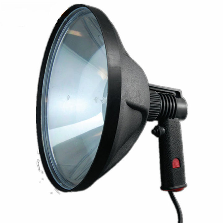 100W Halogen Hunting Spotlight 1000LM 12V 240MM Spot or Flood Beam ...