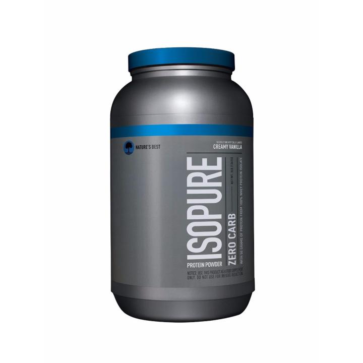 (Free Creatine Sachets) Isopure Zero Carb Protein Powder Creamy Vanilla ...