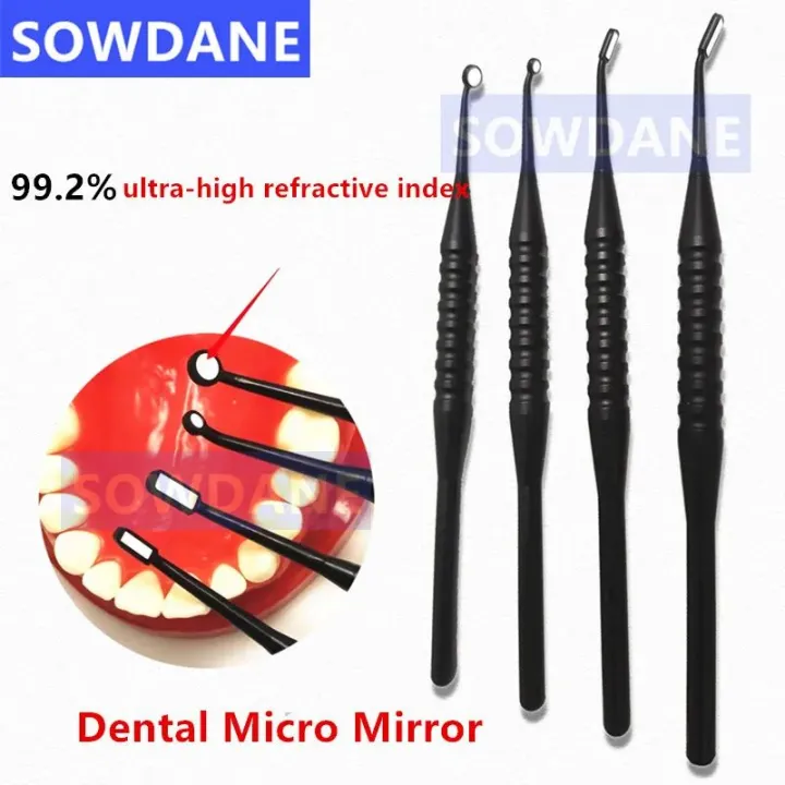 Dental Micro Mouth Mirror Reflector with Detachable Handle ...