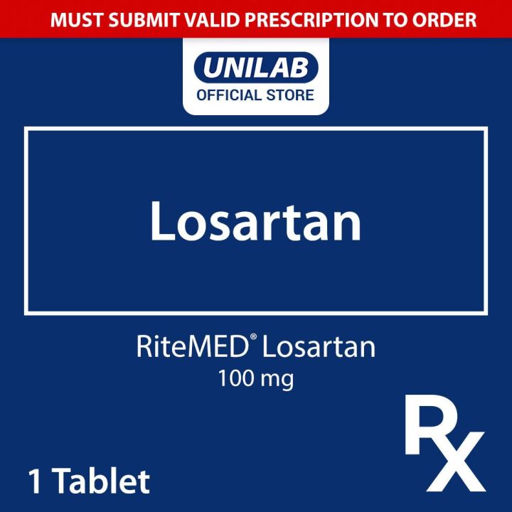 RX: RiteMED Losartan 100 mg - Unilab | Lazada PH