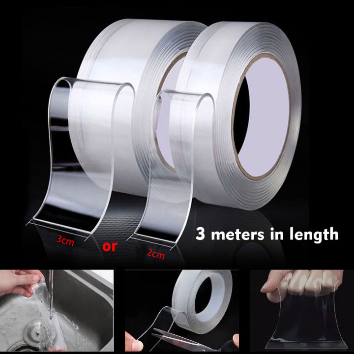 3m traceless nano tape Extra Strong Sticky Tape Nano Tape Multifunction ...