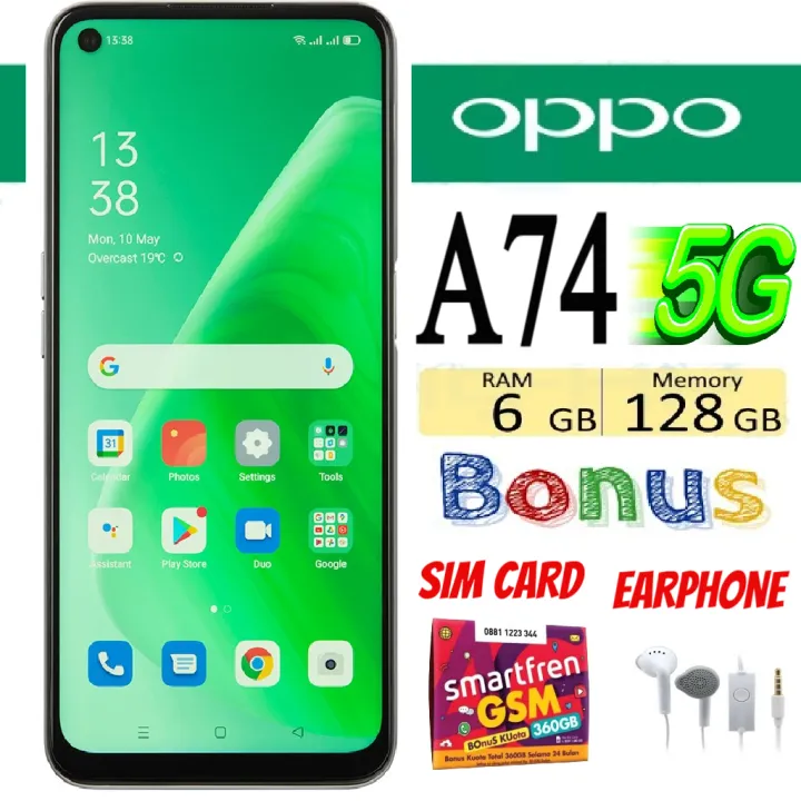 OPPO A74 5G RAM 6 GB RO 128 GB Ex-Display Like New - Permatacahh | Lazada Indonesia