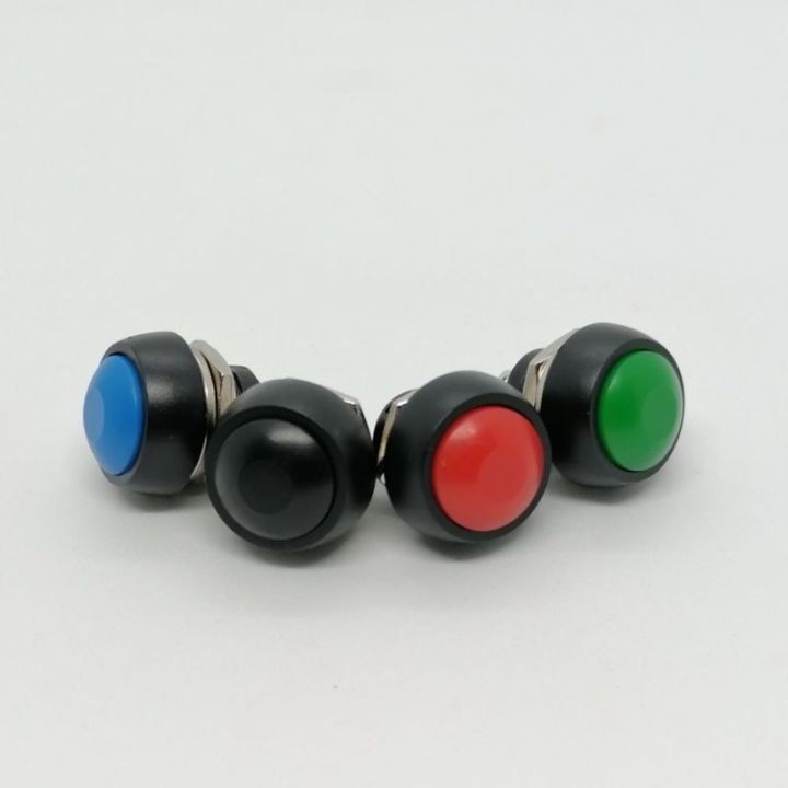 2-PIN MINI SWITCH 12MM 12V 1A WATERPROOF MOMENTARY SWITCH | Lazada PH