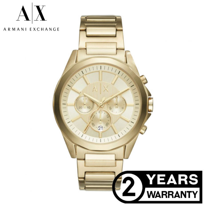 Armani Exchange AX2602 Men's Chronograph Gold-Tone Stainless Steel ...