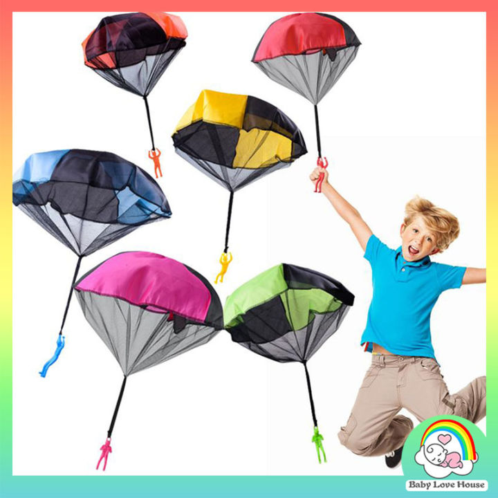 Kids Hand Throwing Parachute Toy For Children's Educational Parachute ...