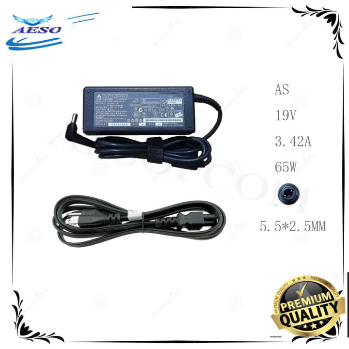 Asus 19V 3.42A 65W AC Power Adapter Charger For ASUS x455 X455L X455LA X455LD X455LN | Lazada PH